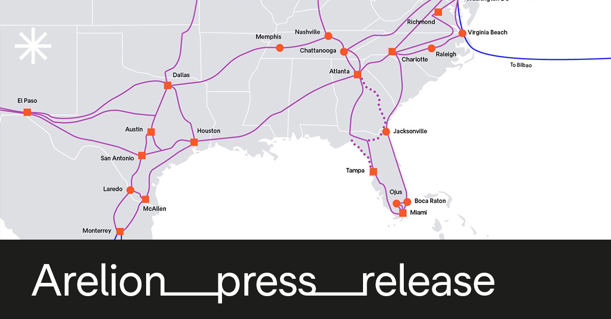 Arelion deploys two new routes from Jacksonville to Atlanta and ...